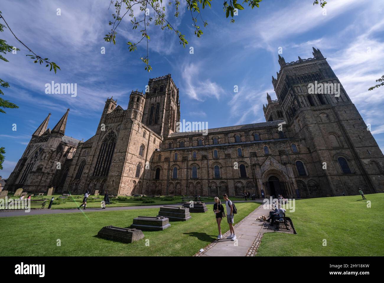 Durham Cathedral, an historic religious site in England Stock Photo - Alamy