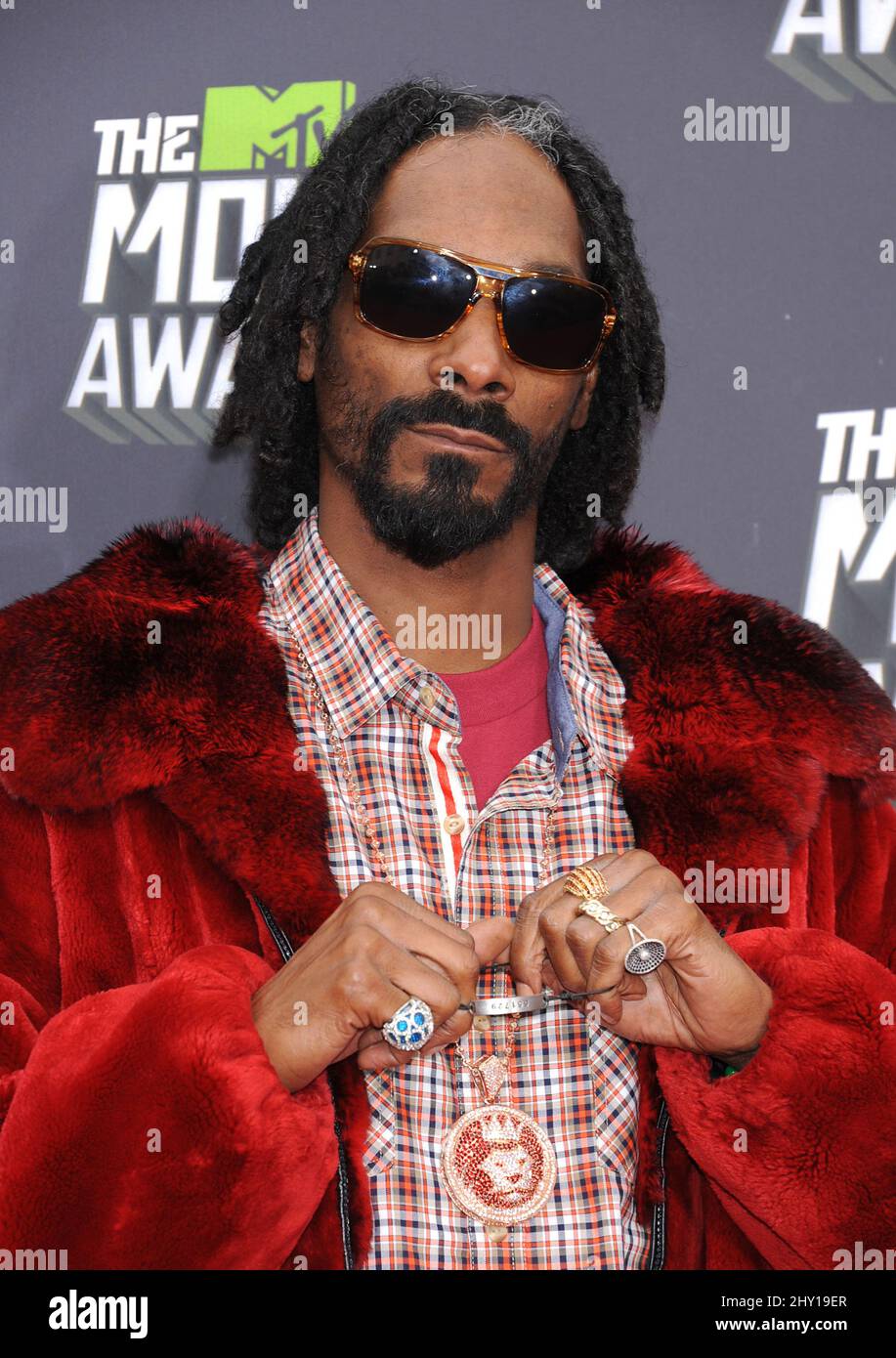Snoop Lion aka Snoop Dogg arrives at the 2013 MTV Movie Awards at Sony ...