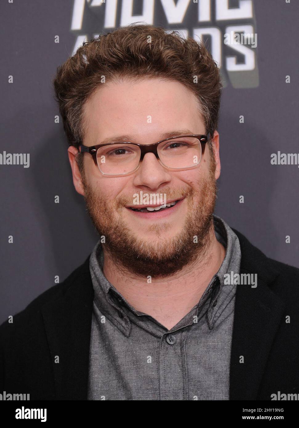 Seth Rogen arrives at the 2013 MTV Movie Awards at Sony Pictures ...