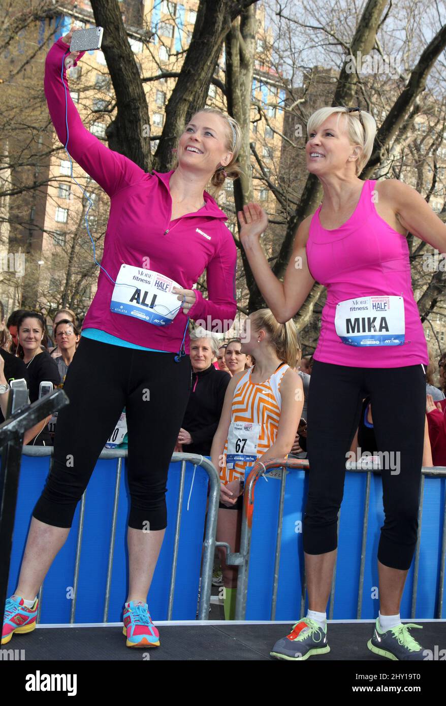 Alison Sweeney and Mika Brzezinski during the 10th Annual More Magazine ...