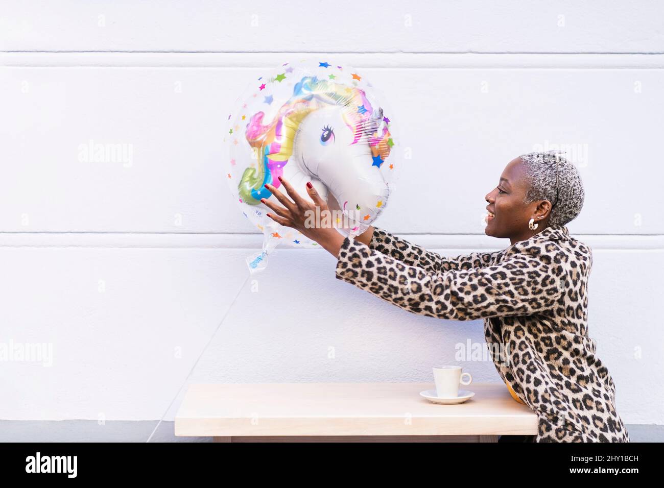 Balloon cafe hi-res stock photography and images - Alamy