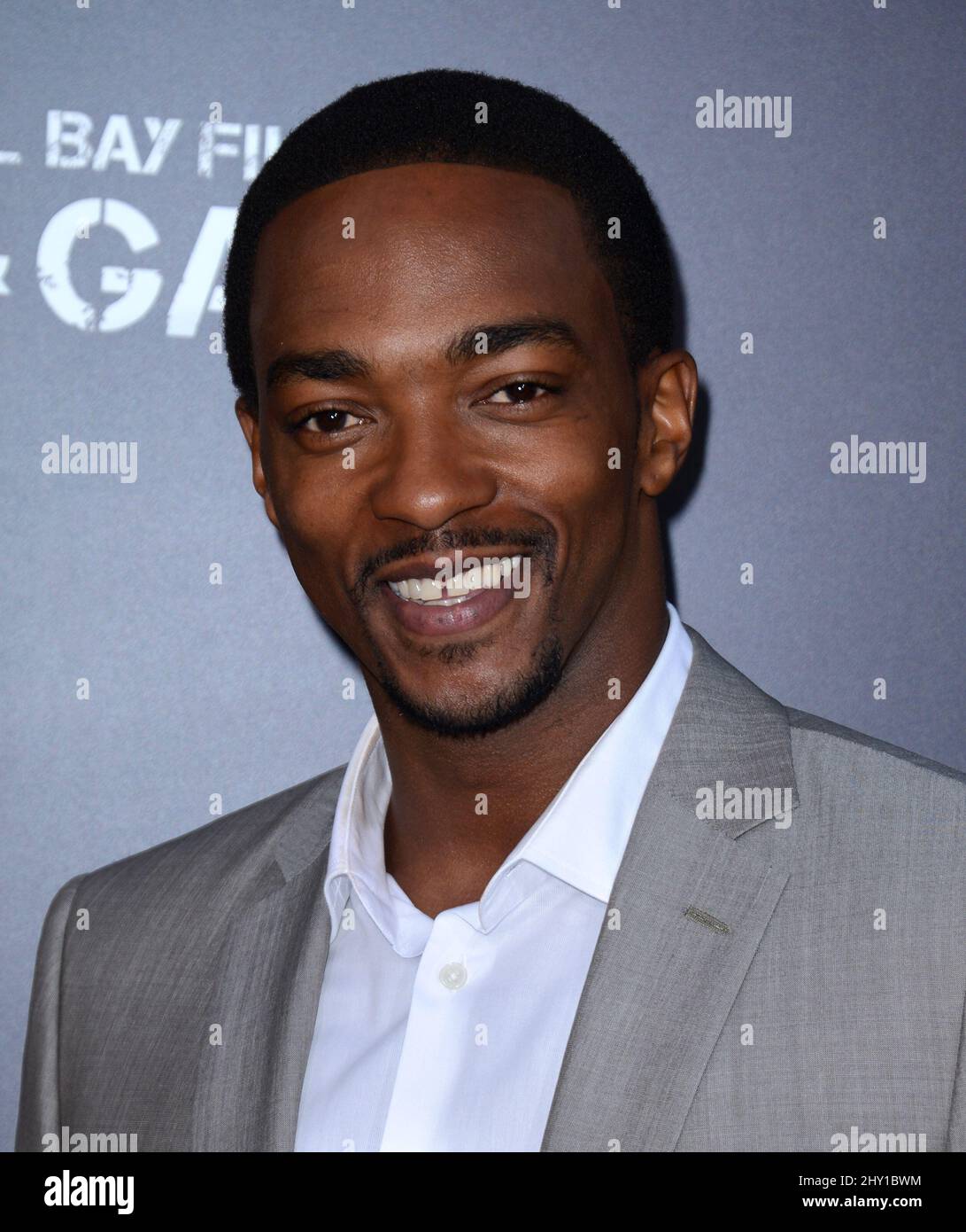 Anthony Mackie attending the "Pain & Gain" premiere held at TCL Chinese ...