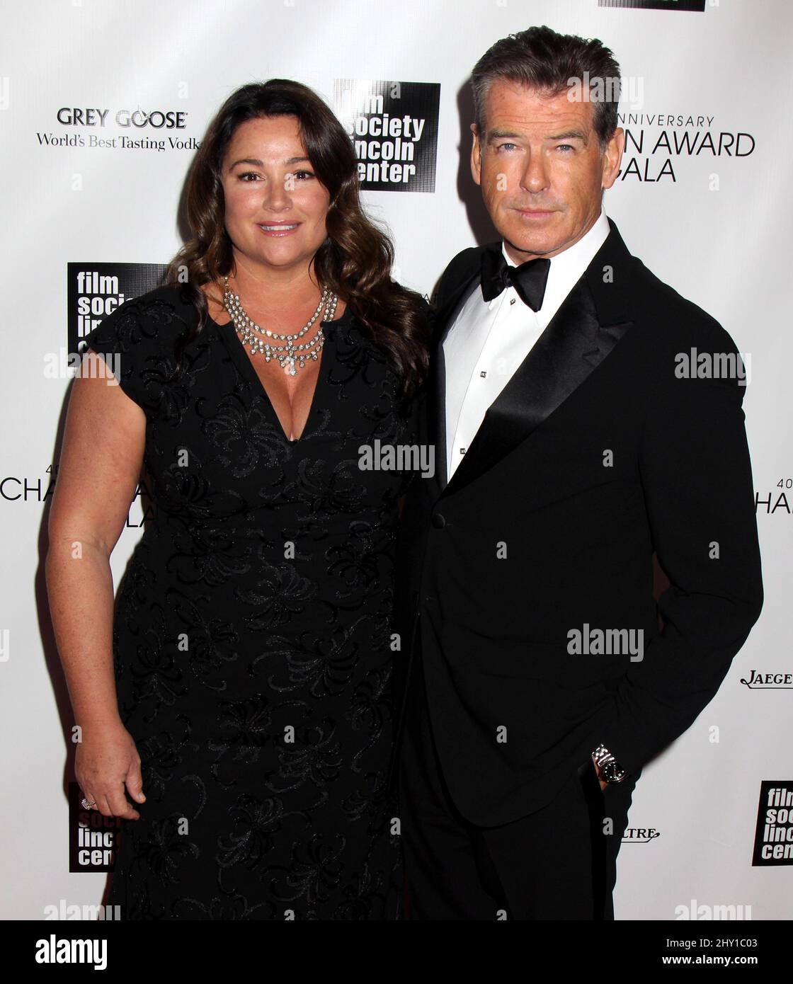 Keely Shaye Smith and Pierce Brosnan attending the 40th Annual Chaplin ...