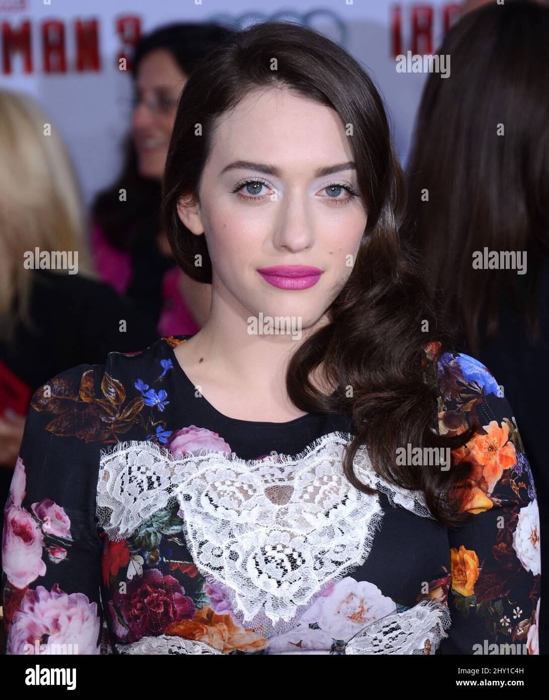 Kat Dennings attending the "Iron Man 3" premiere held at El Capitan ...