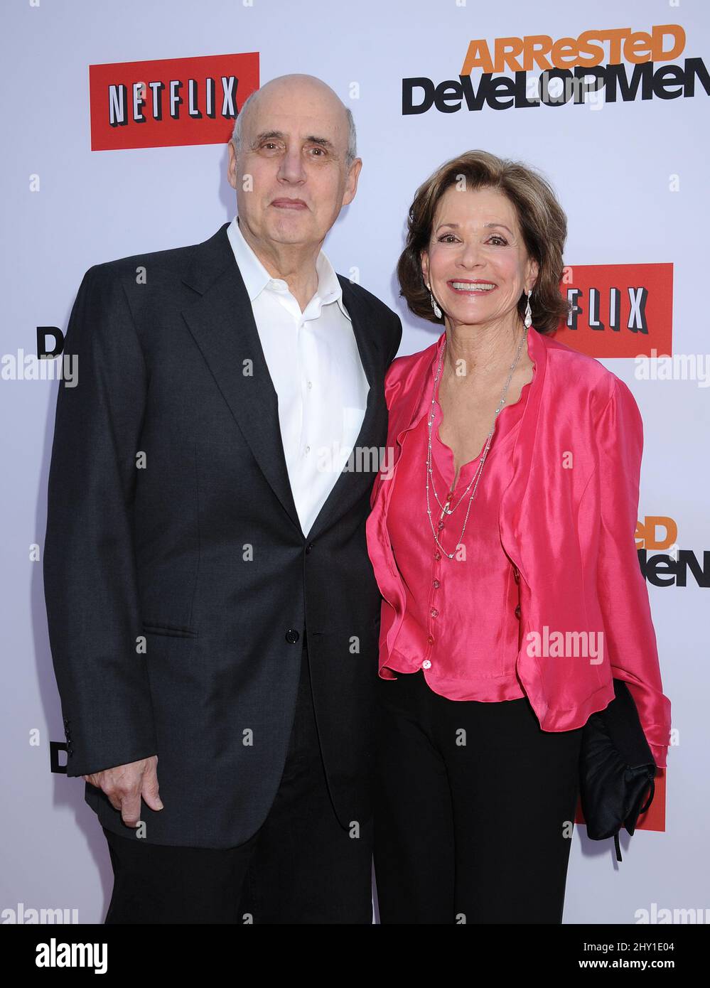 Jessica Walter and Jeffrey Tambor attending the season 4 premiere of ...