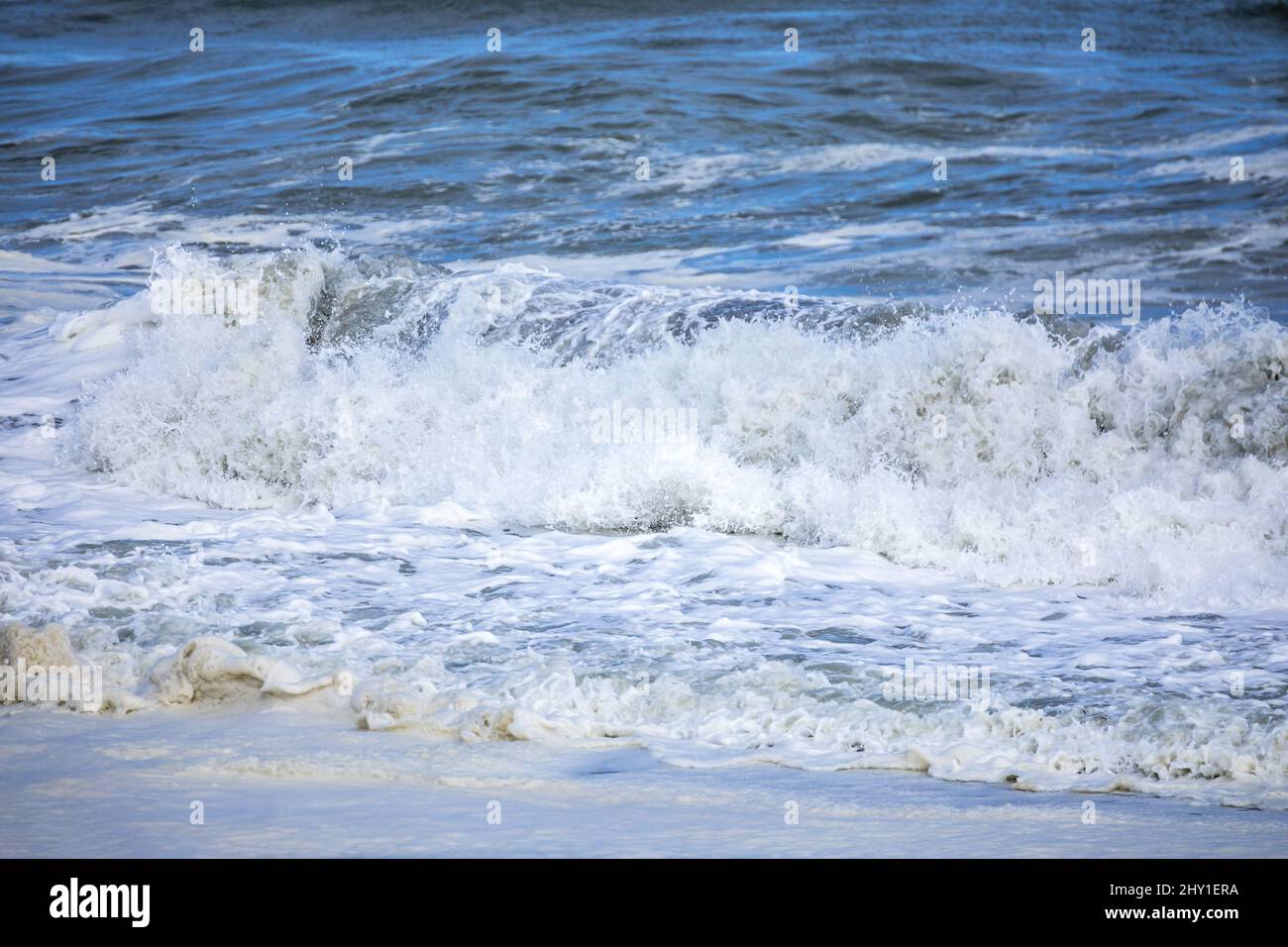 Soft sea waves on the water surface Stock Photo - Alamy