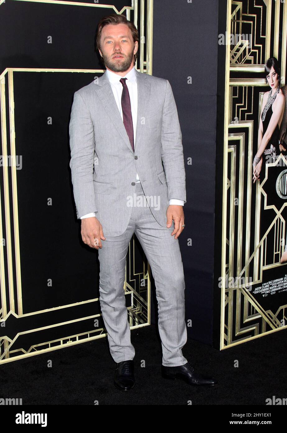 Joel Edgerton attending the premiere of "The Great Gatsby" in New York ...