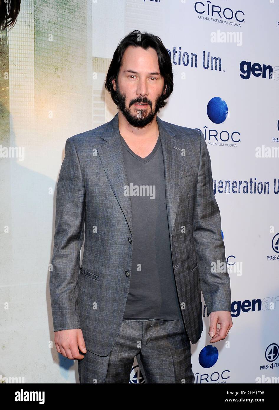 Keanu Reeves attending the premiere of "Generation UM" in Los Angeles ...