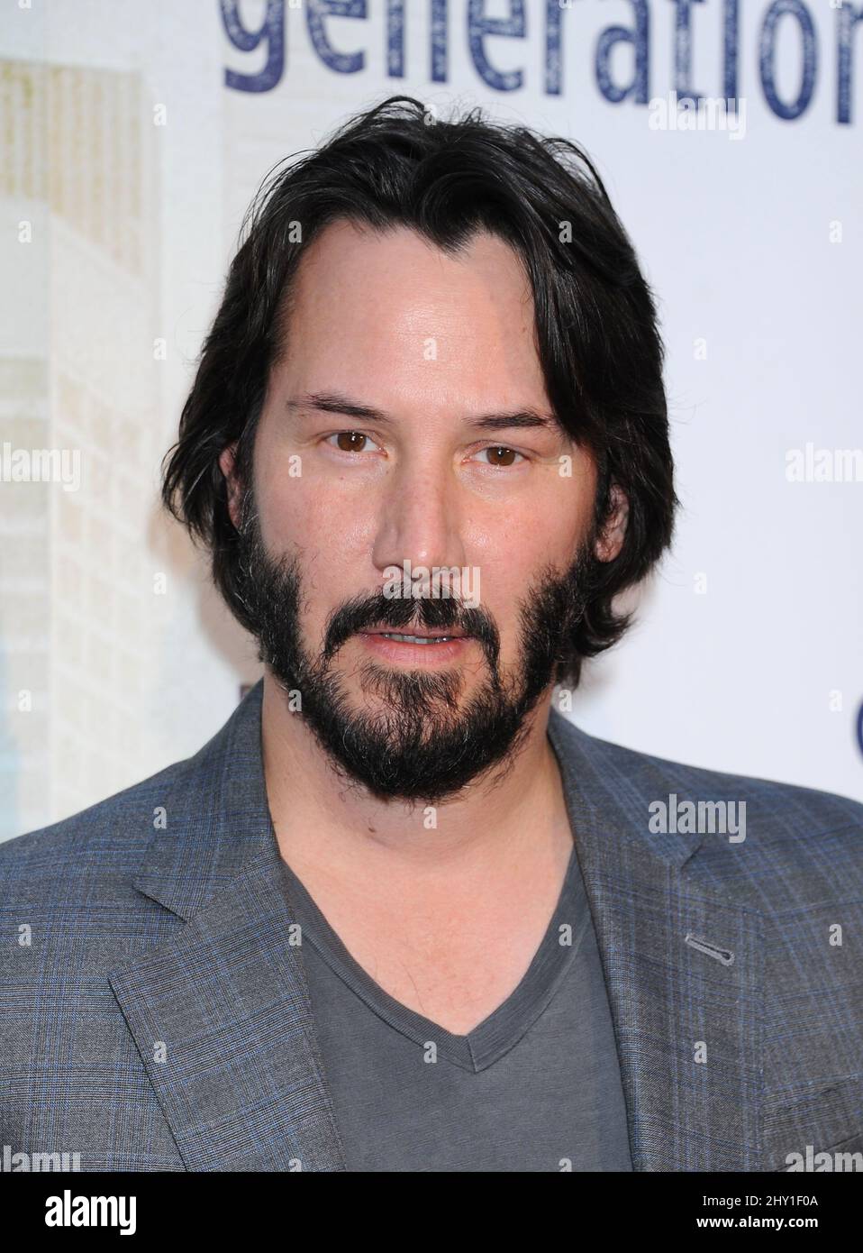 Keanu Reeves attending the premiere of "Generation UM" in Los Angeles ...