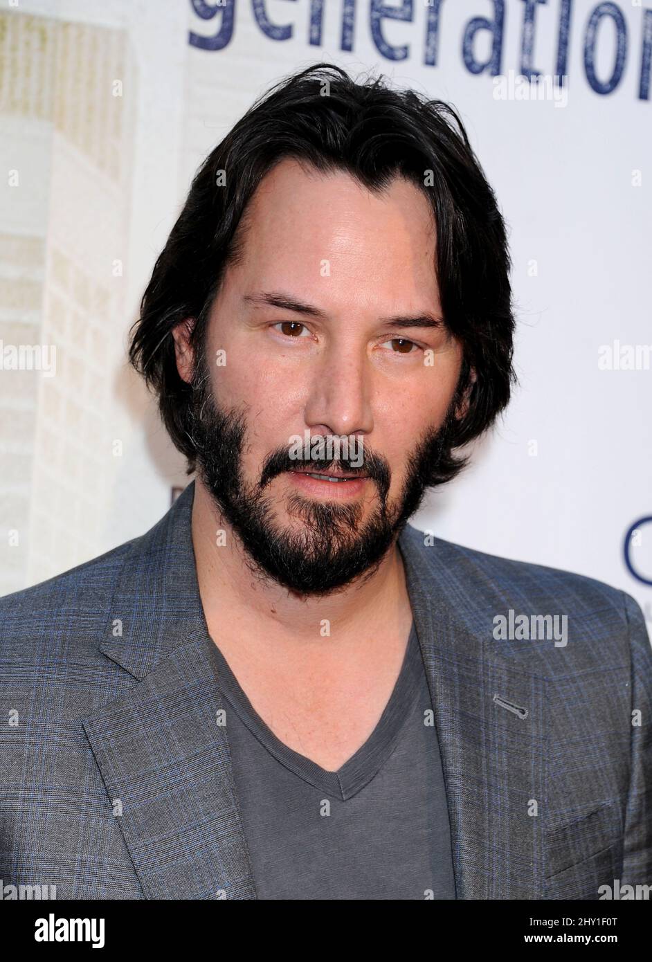 Keanu Reeves attending the premiere of "Generation UM" in Los Angeles ...