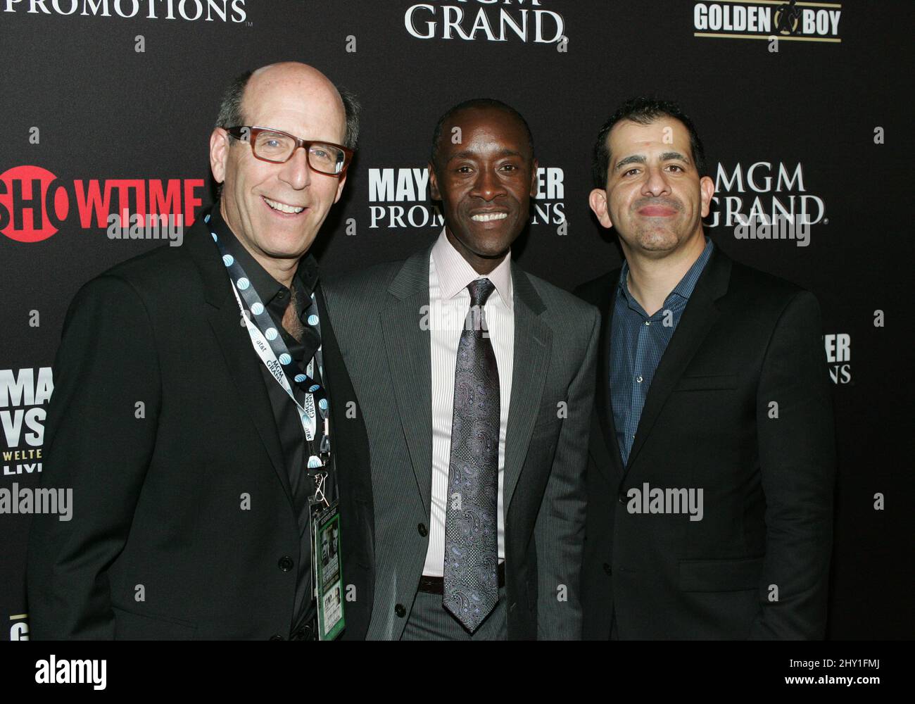 Matt Blank, Don Cheadle, Stephen Espinosa attending the VIP Pre-Fight ...