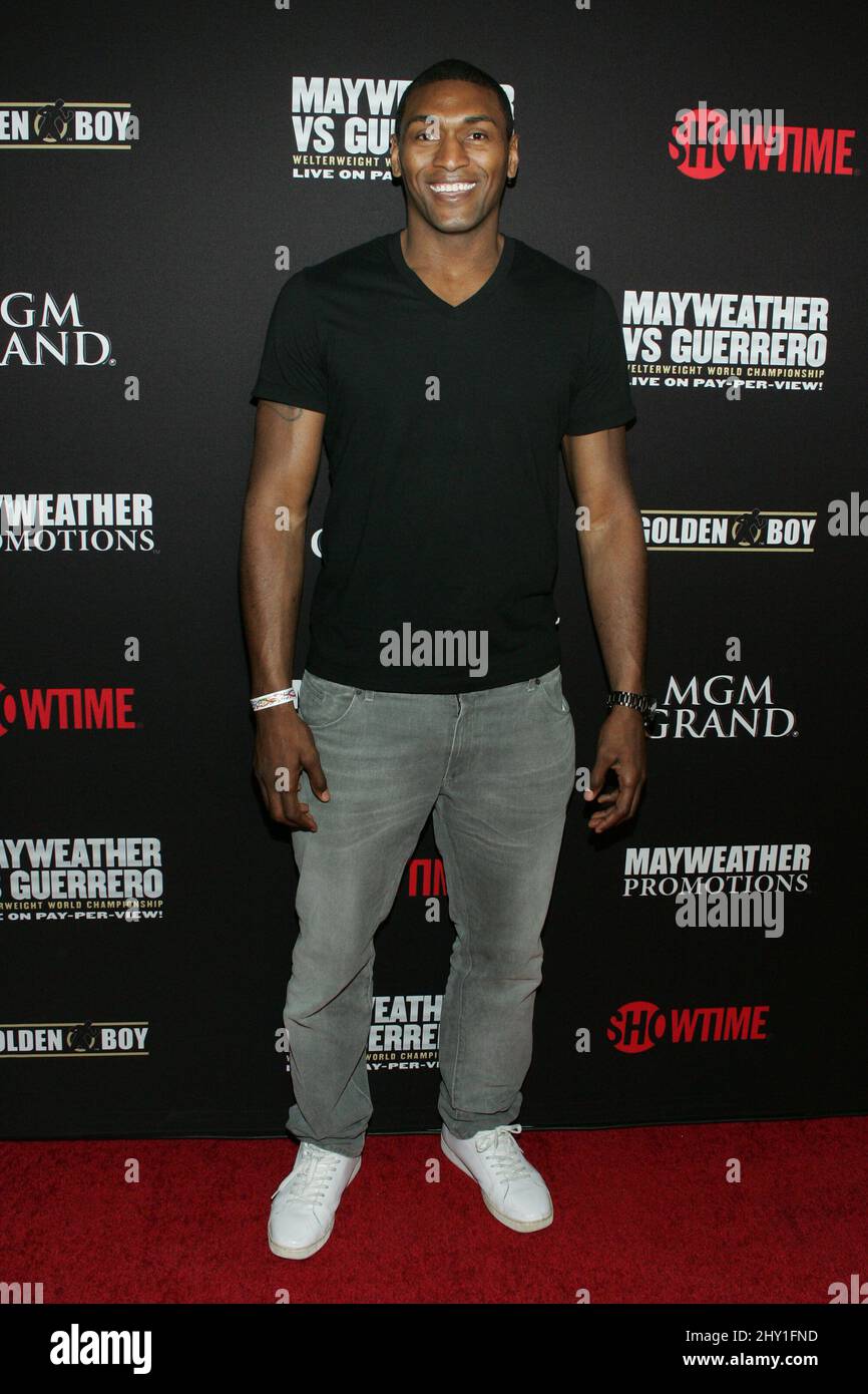 Metta World Peace attending the VIP Pre-Fight Party for May Day ...