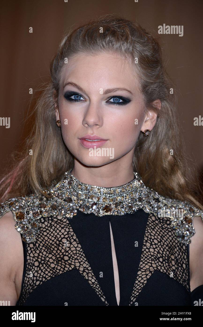 Taylor Swift attending the MET Gala 2013: "PUNK: Chaos To Couture" held ...