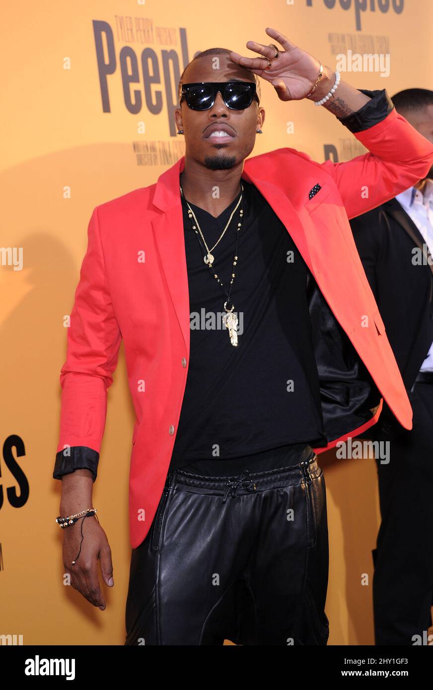 B.o.B. arrives at the world premiere of 'Peeples' at the ArcLight ...