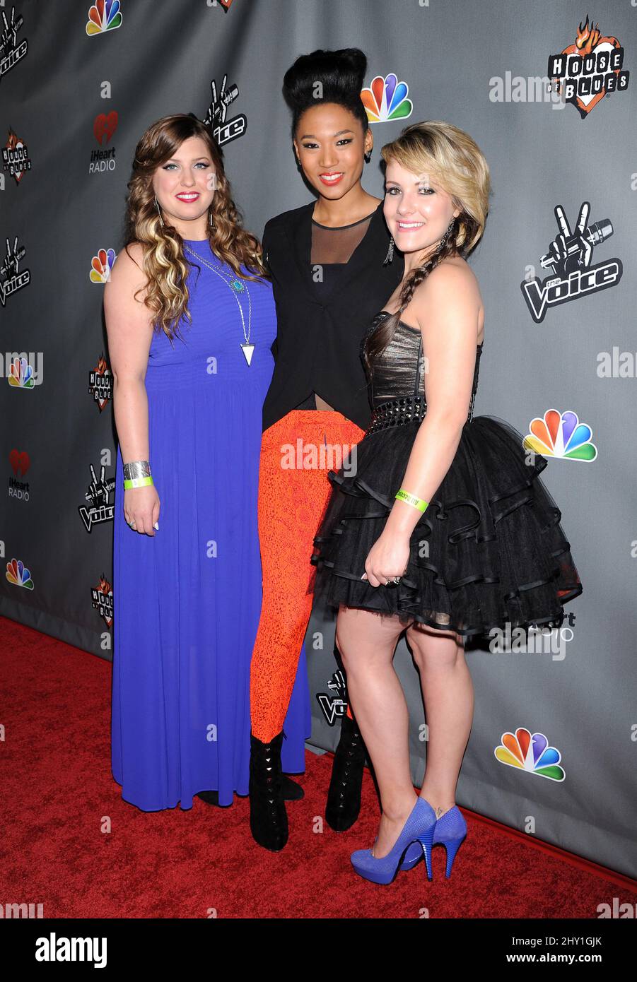 Sarah Simmons, Judith Hill and Amber Carrington arrives at 'The Voice ...