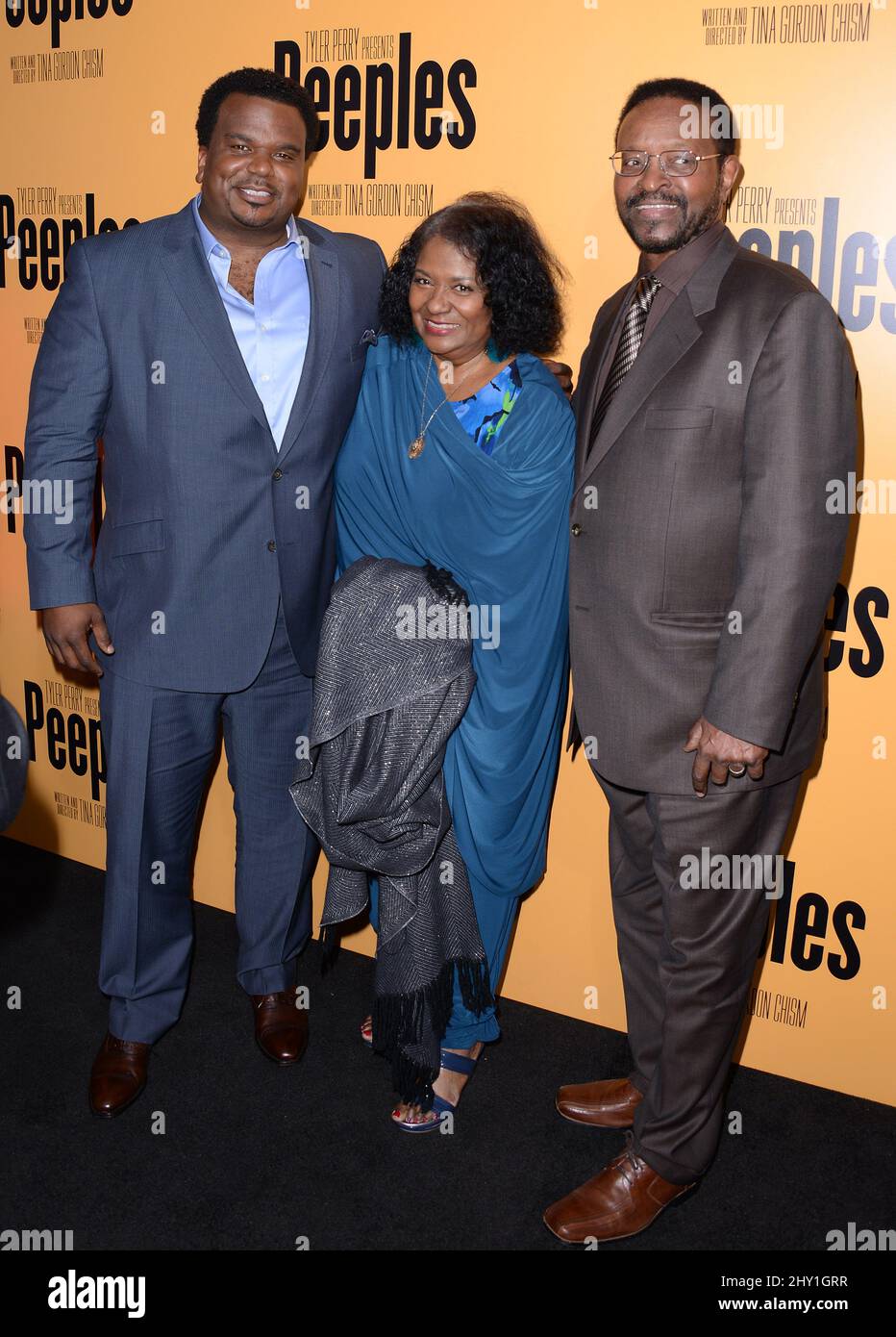 Craig Robinson arrives at the world premiere of 'Peeples' at the ...