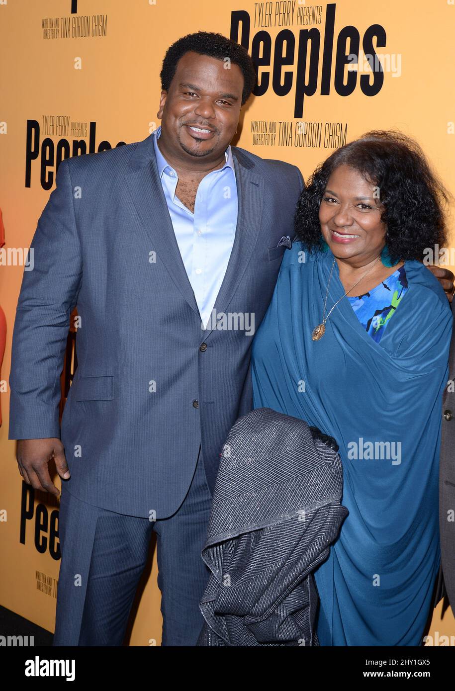 Craig Robinson arrives at the world premiere of 'Peeples' at the ...