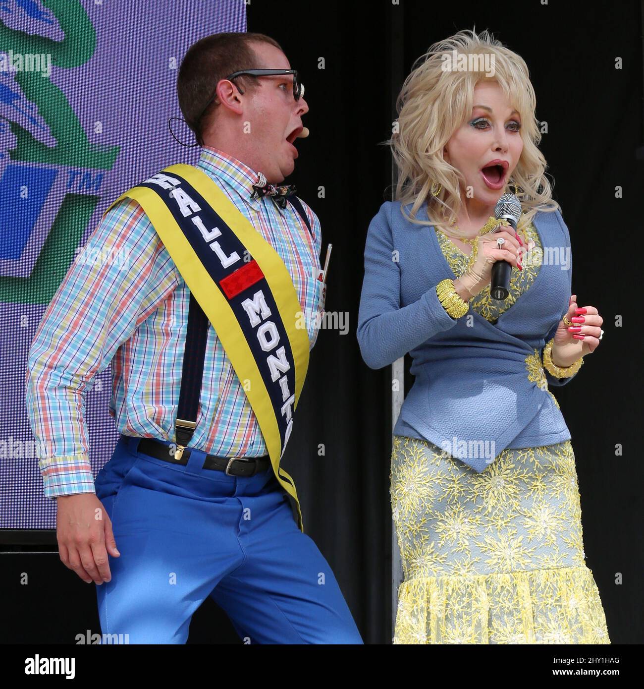 Dolly Parton attending a photocall at Dollywood Theme Park in Pigeon ...