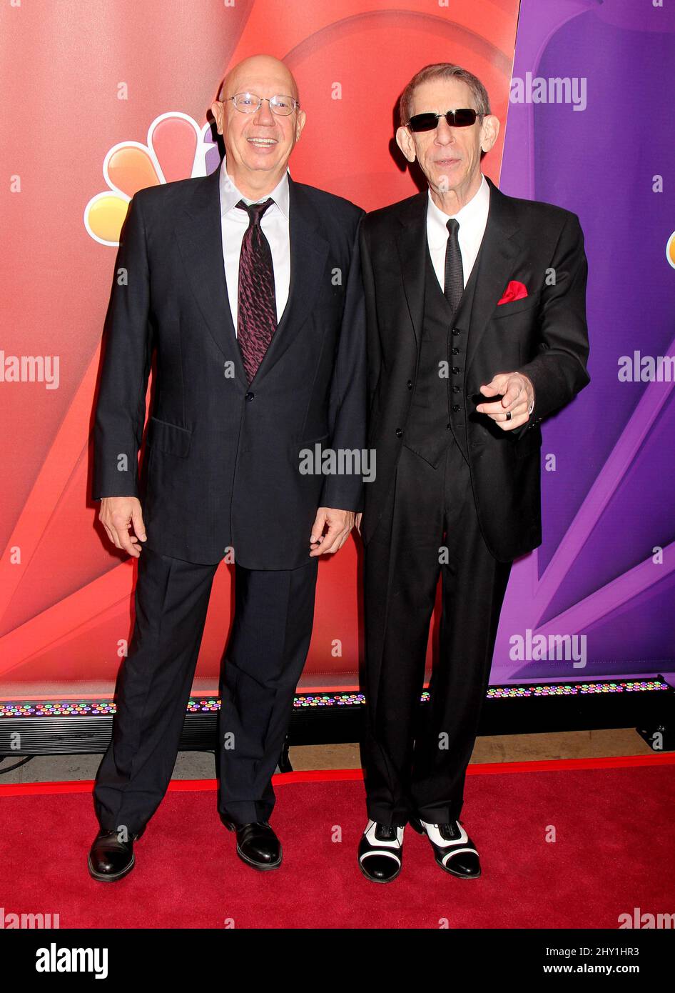 Dann Florek and Richard Belzer attends the NBC Network 2013 Upfront at ...