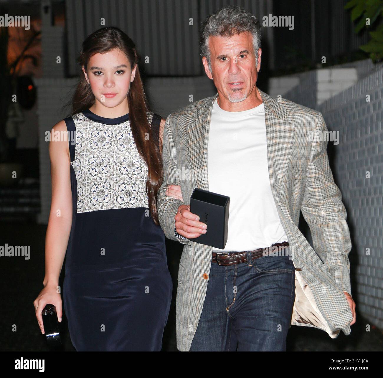 Hailee Steinfeld and Peter Steinfeld seen out and about near Chateau ...