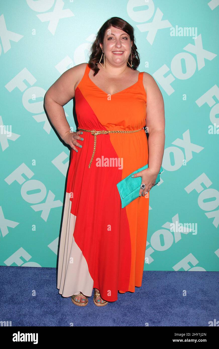 Ashlie Atkinson arriving for the FOX 2013 Upfront Presentation held at ...
