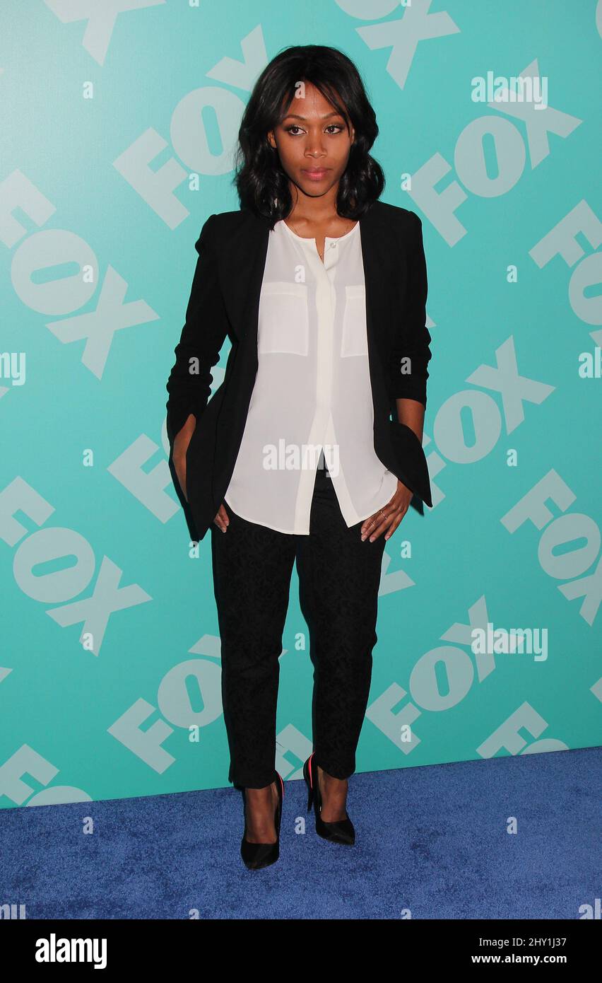 Nicole Beharie arriving for the FOX 2013 Upfront Presentation held at ...
