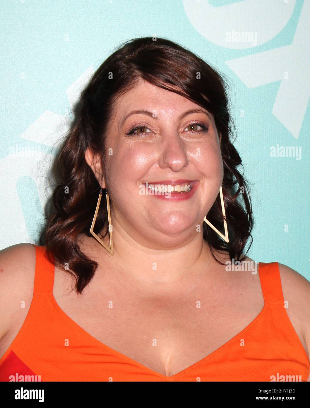 Ashlie Atkinson arriving for the FOX 2013 Upfront Presentation held at ...