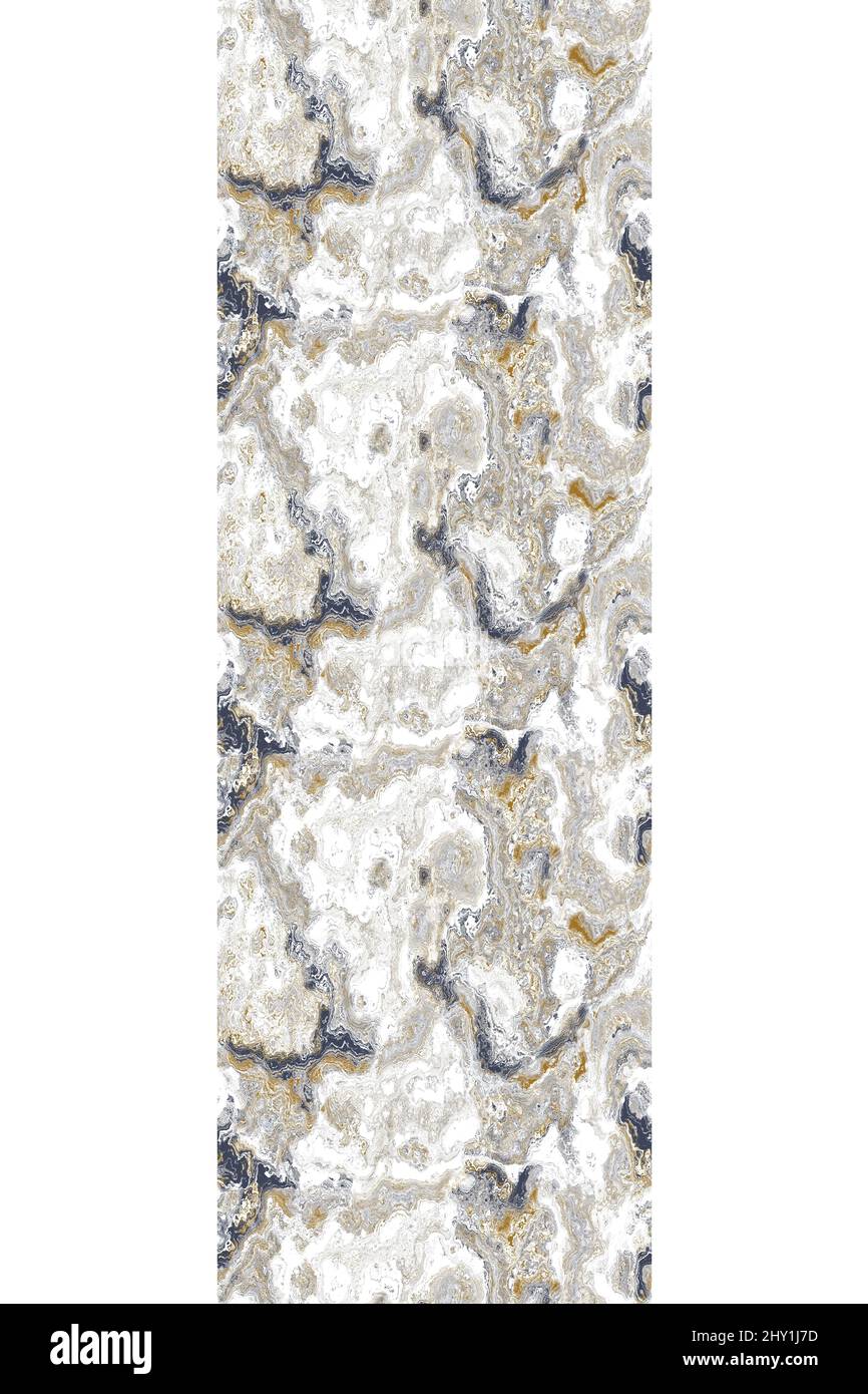Grey tonal marbled seamless vertical border edge. Random stone rock ...