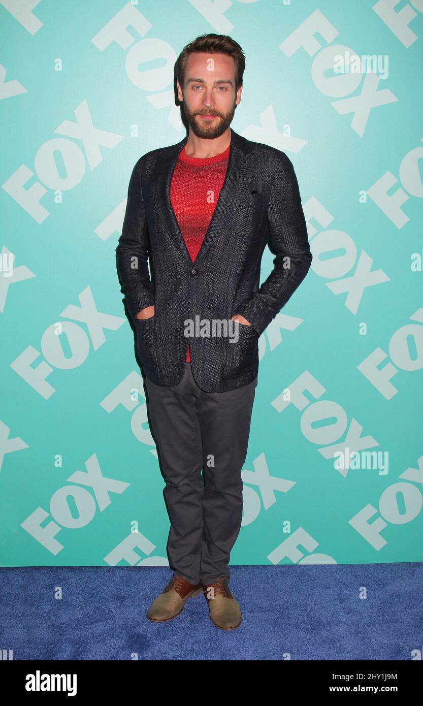 Tom Mison attending the 2013 Fox Upfront Presentation in New York Stock ...