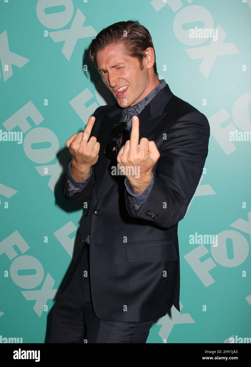 Lucas Neff attending the 2013 Fox Upfront Presentation in New York ...