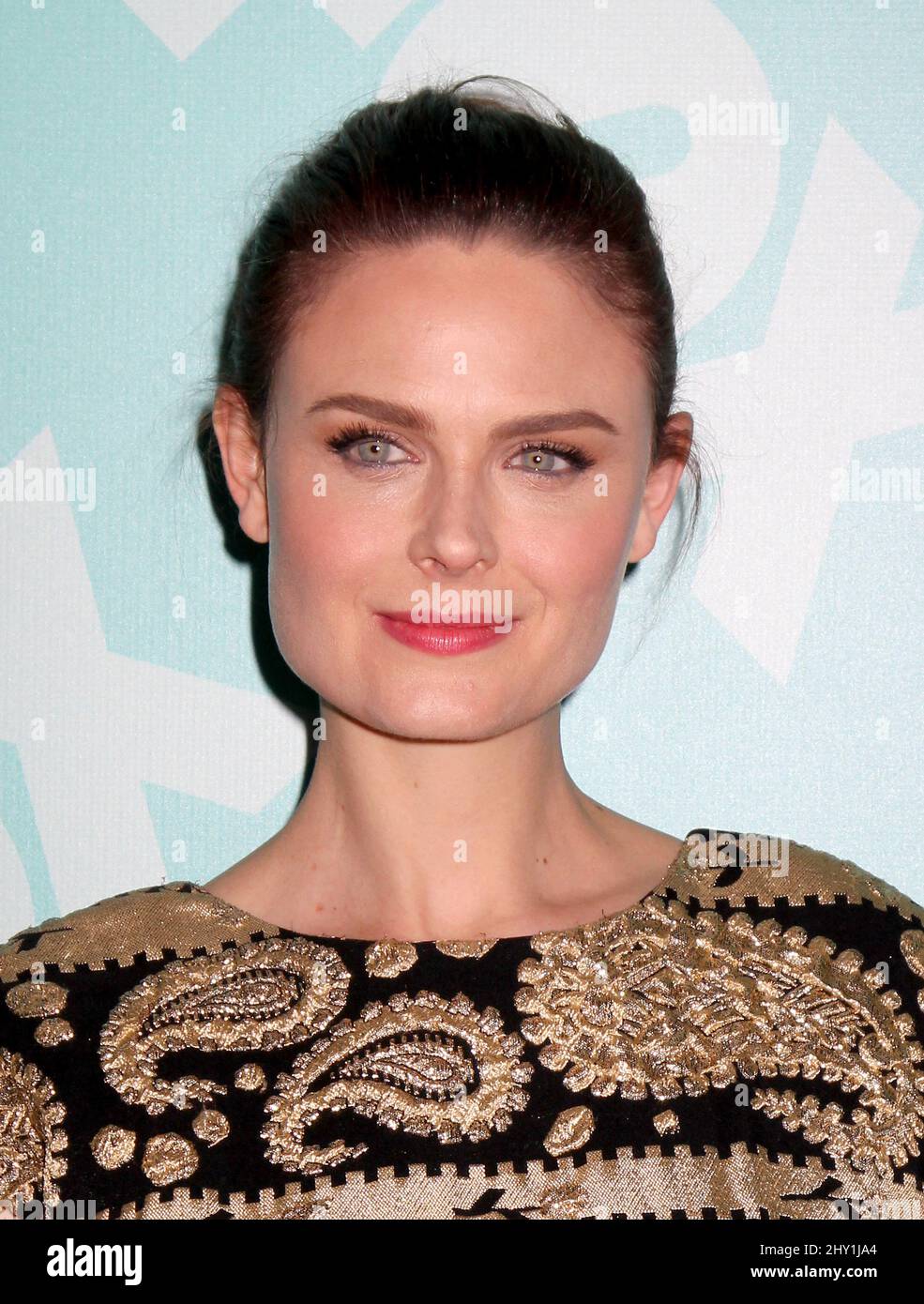 Emily Deschanel attending the 2013 Fox Upfront Presentation in New York Stock Photo - Alamy