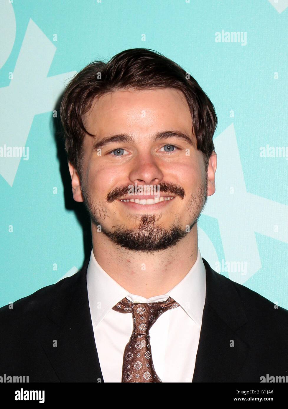Jason Ritter attending the 2013 Fox Upfront Presentation in New York ...