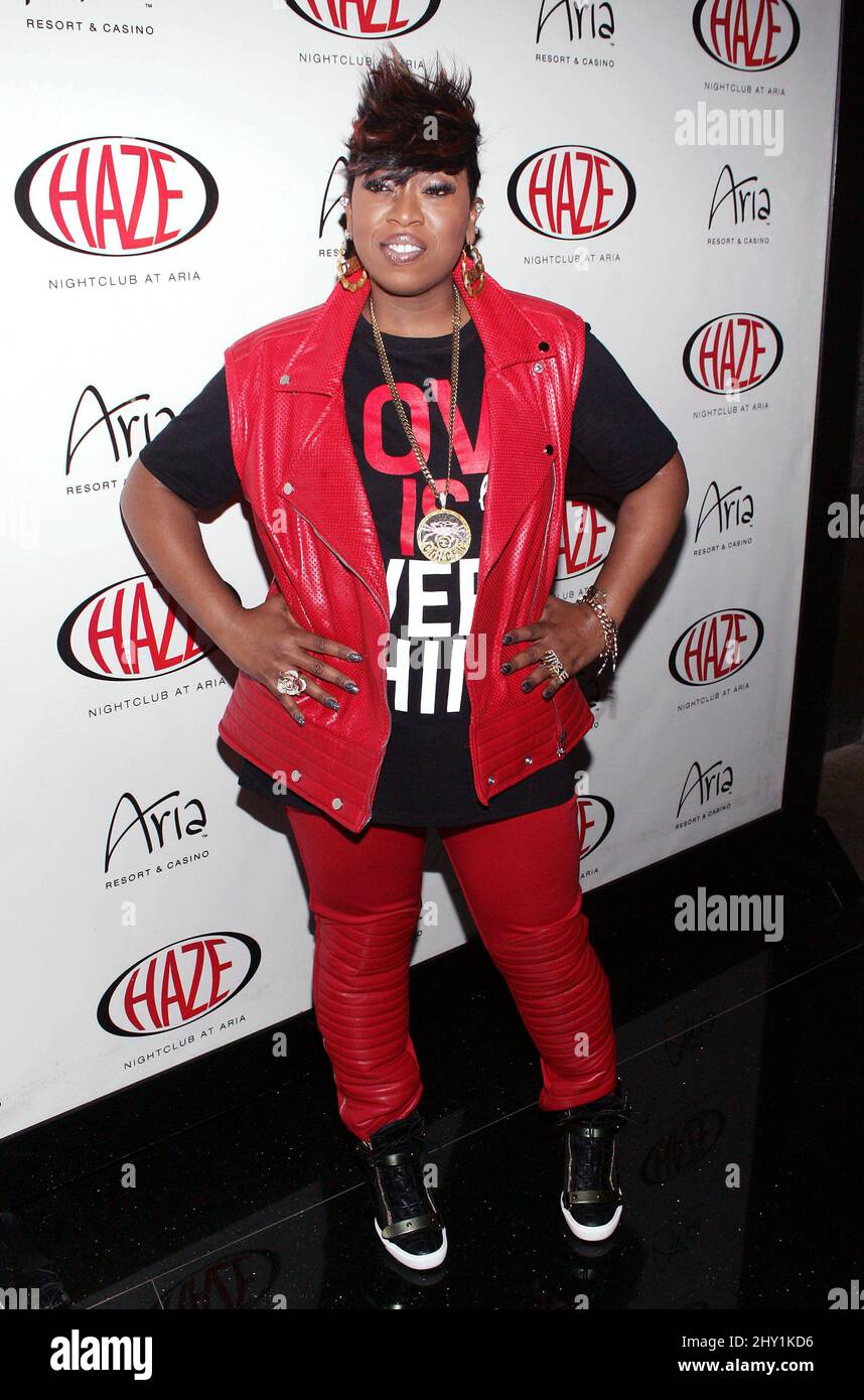 Missy Elliott performs at Haze Nightclub at Aria Hotel and Casino in ...