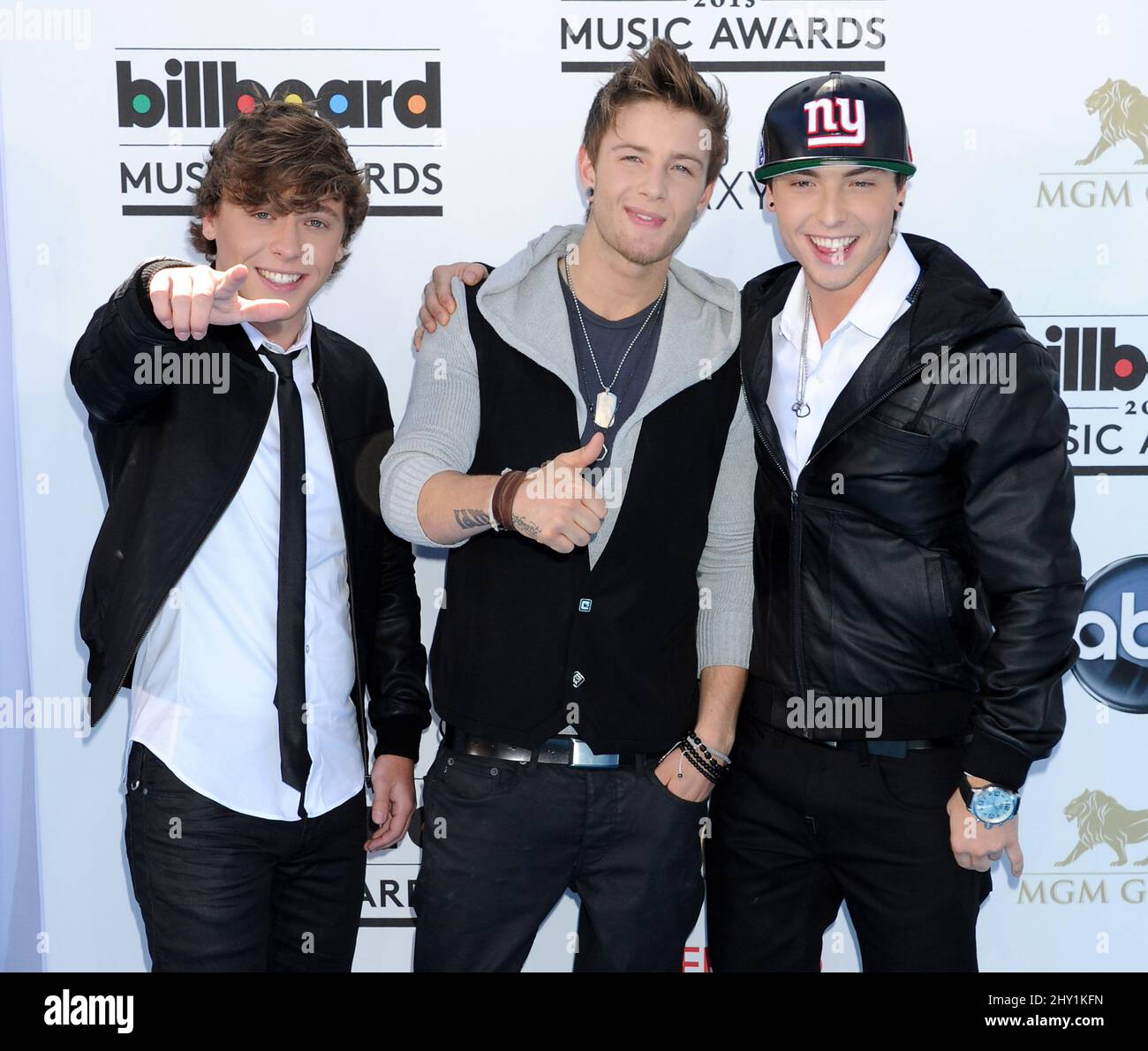 Emblem3 attending the 2013 Billboard Music Awards held at MGM Grand ...
