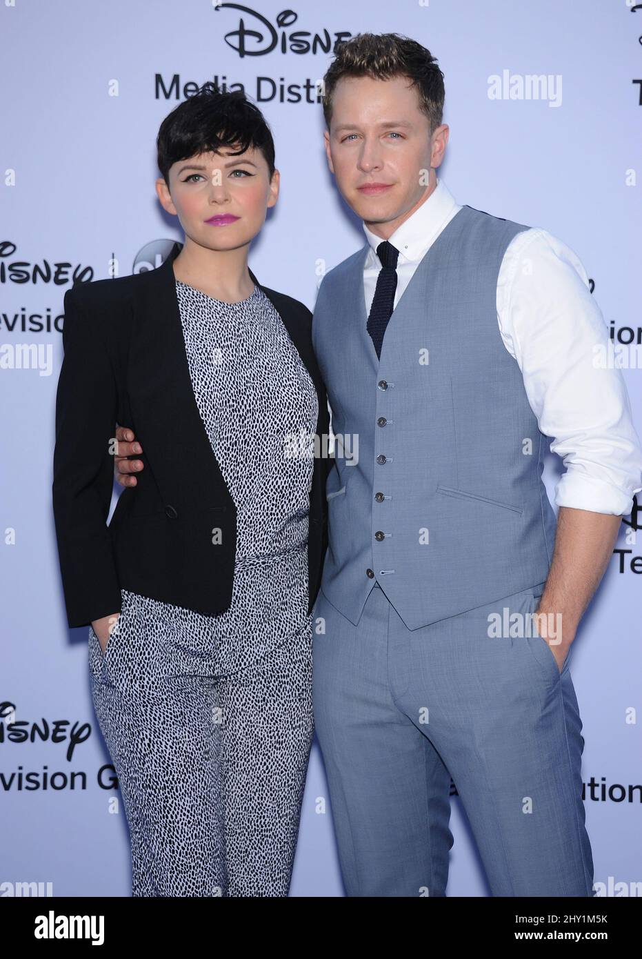 Ginnifer Goodwin & Josh Dallas attending the Disney Media Networks ...