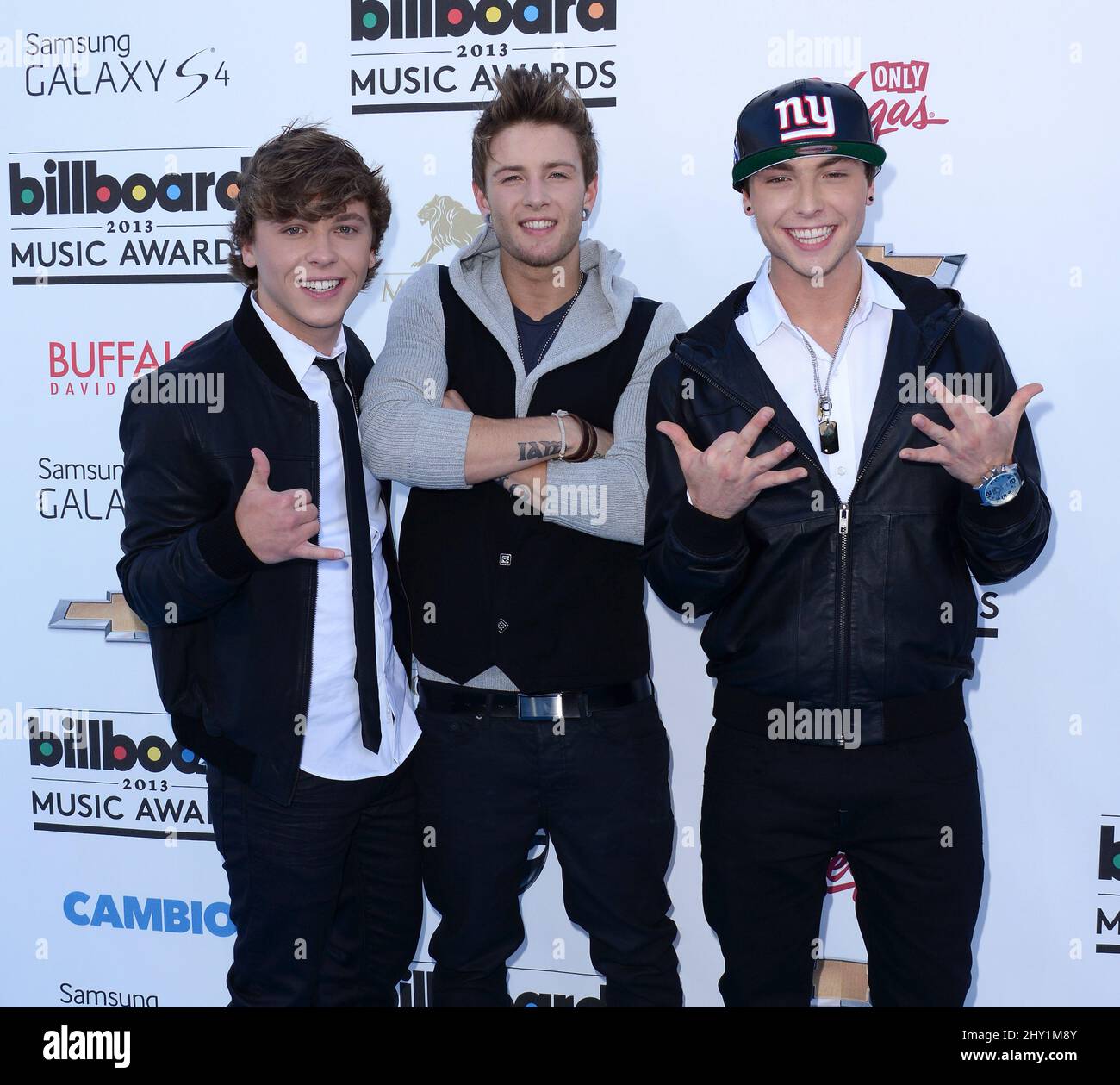 Emblem3 attending the 2013 Billboard Music Awards - Arrivals held at ...