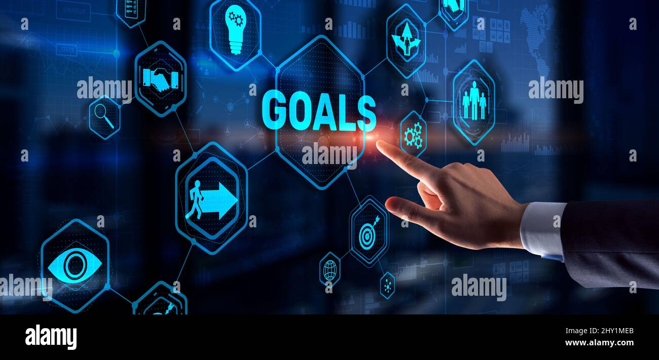 Teamwork Goals Strategy Business Support Concept Stock Photo - Alamy