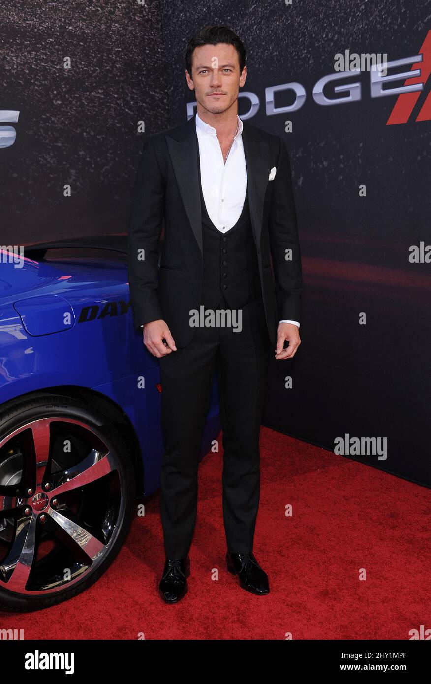 Luke Evans arriving for the Universal Pictures Film Premiere for Fast ...