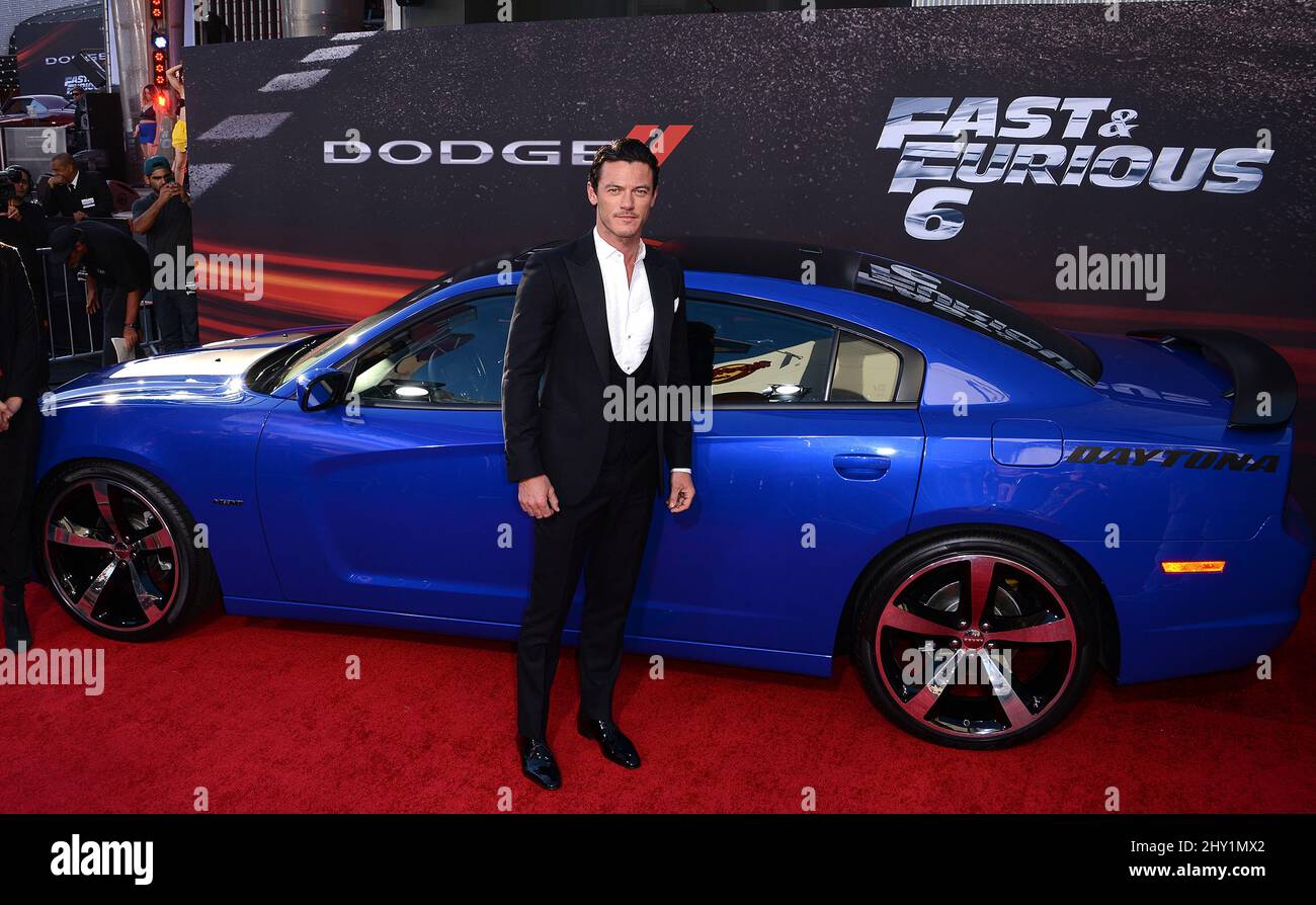 Luke Evans arriving for the Universal Pictures Film Premiere for Fast ...