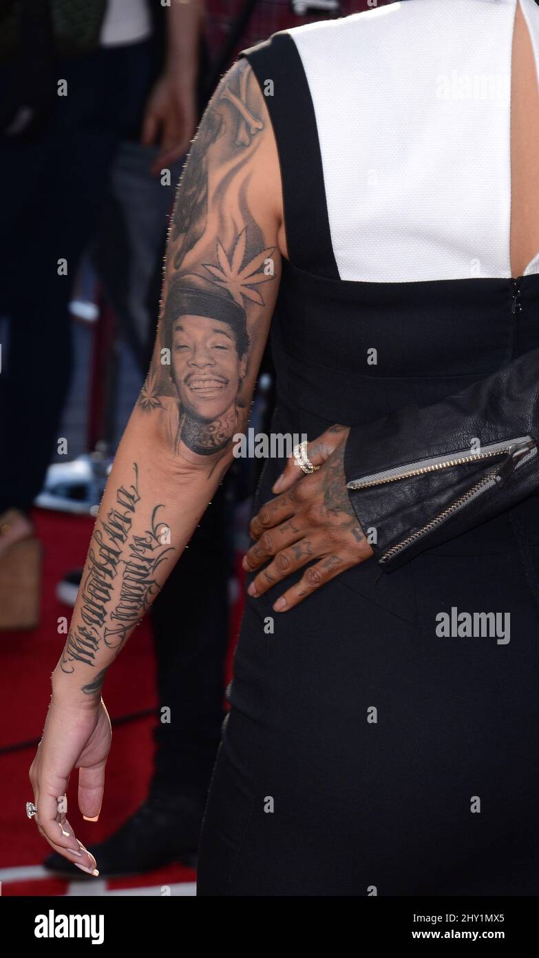 Wiz Khalifa Back Tattoo