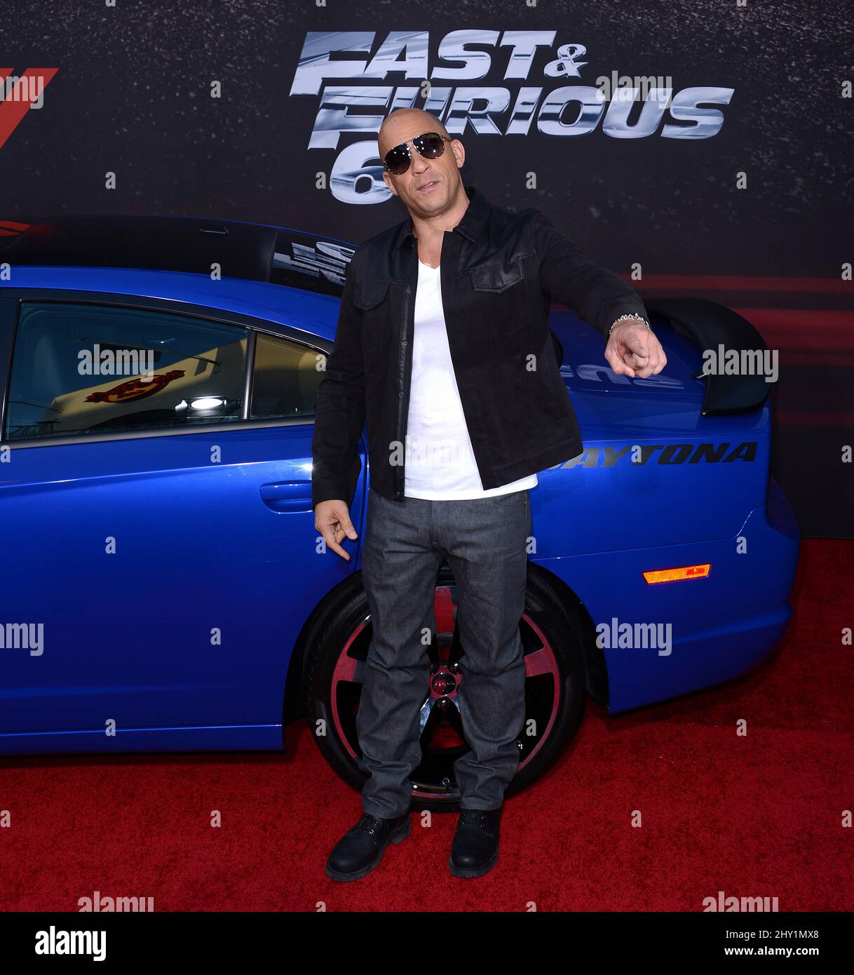 Vin Diesel arriving for the Universal Pictures Film Premiere for Fast ...