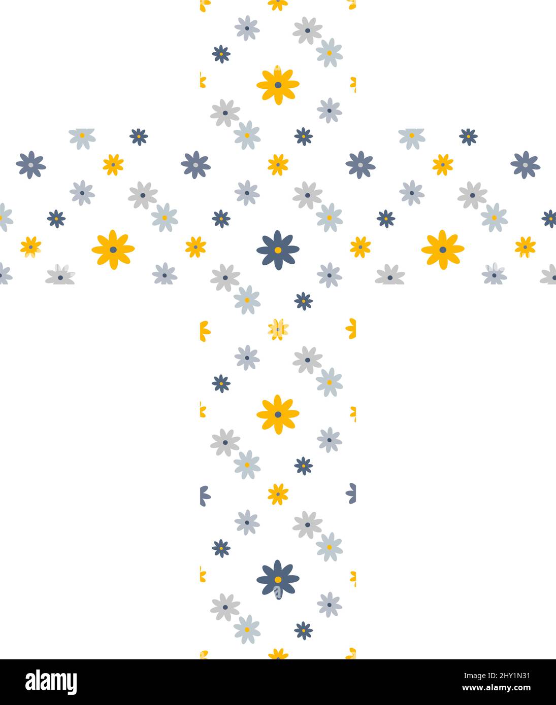 Daisy cross Stock Vector Images - Alamy