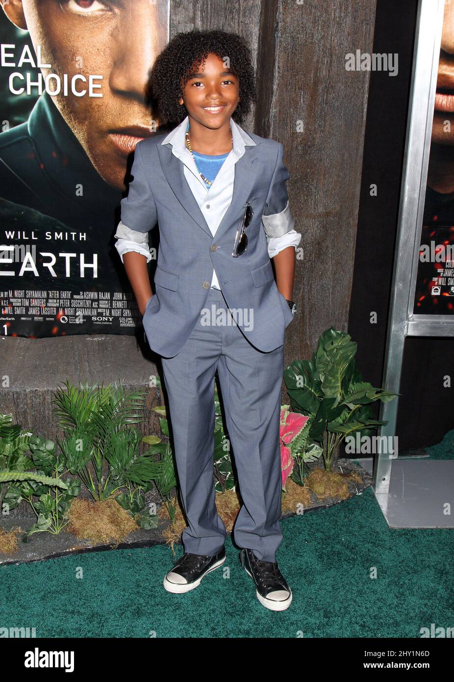 Jaden Martin attending the premiere of "After Earth" in New York Stock ...