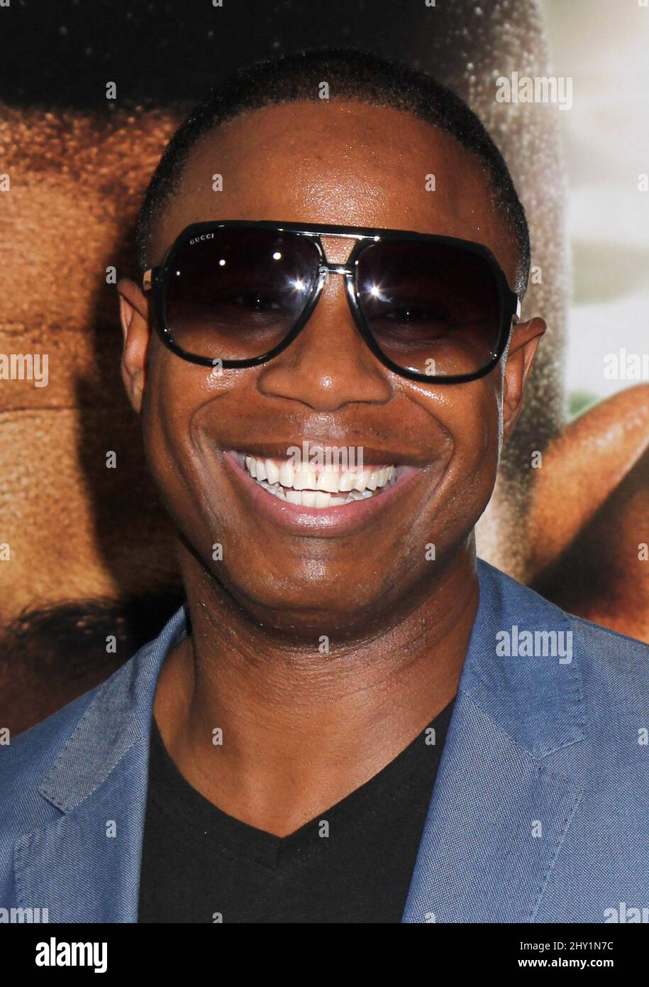 Doug E. Fresh attending the premiere of "After Earth" in New York Stock ...