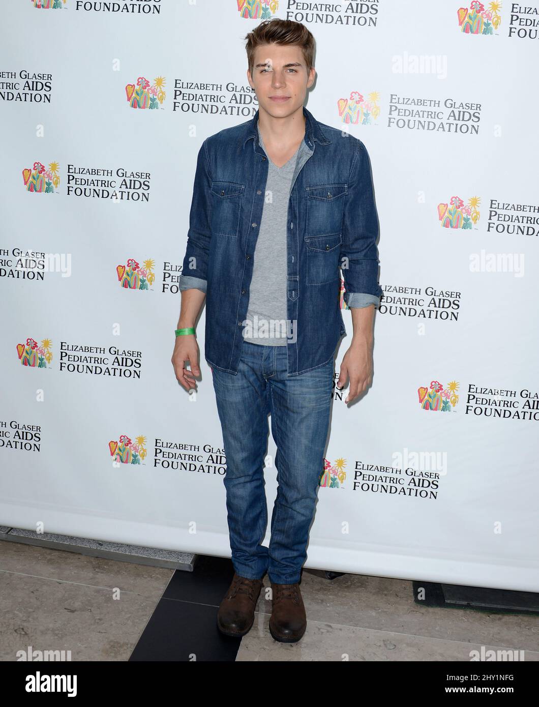 Nolan Funk attends the Elizabeth Glaser Pediatric AIDS Foundation's ...