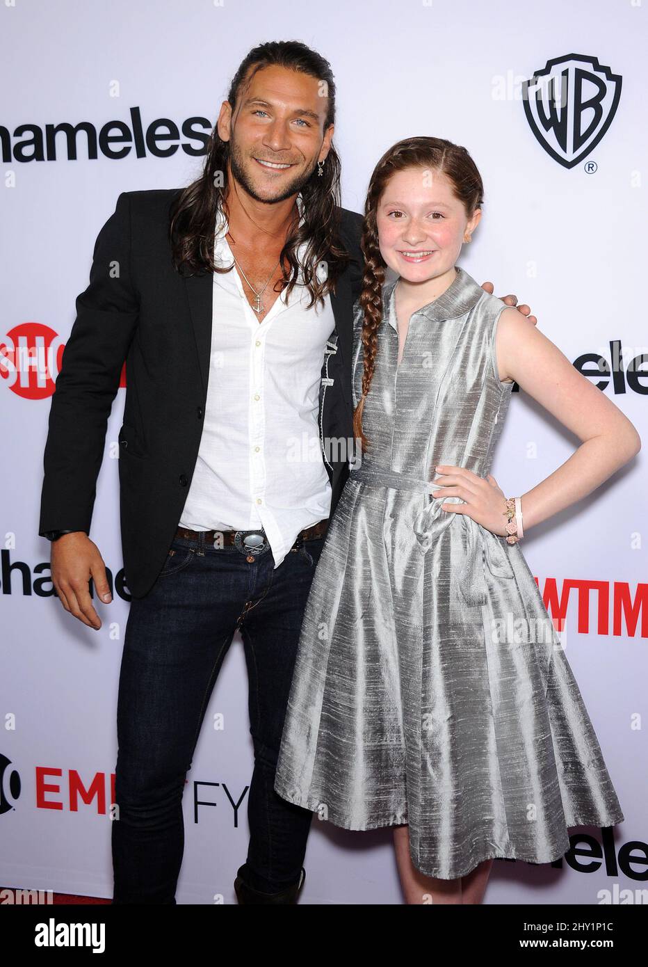 Zach McGowan & Emma Kenney attending the "Shameless" screening at ...