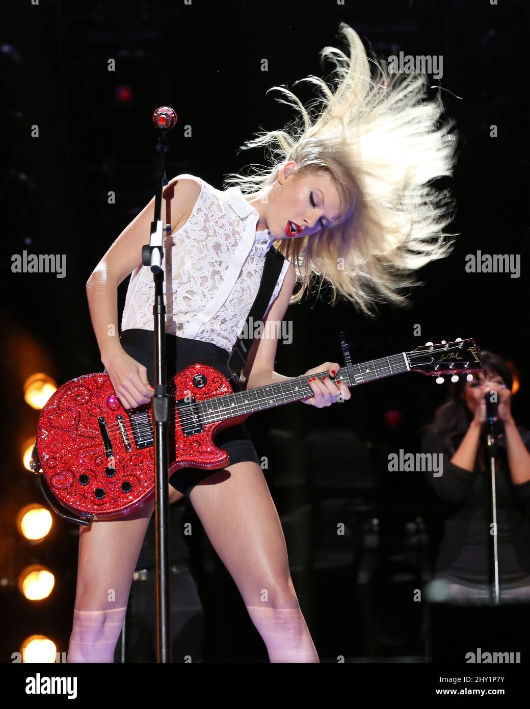Taylor Swift performs at the 2013 CMA Music Festival at the LP Field on ...