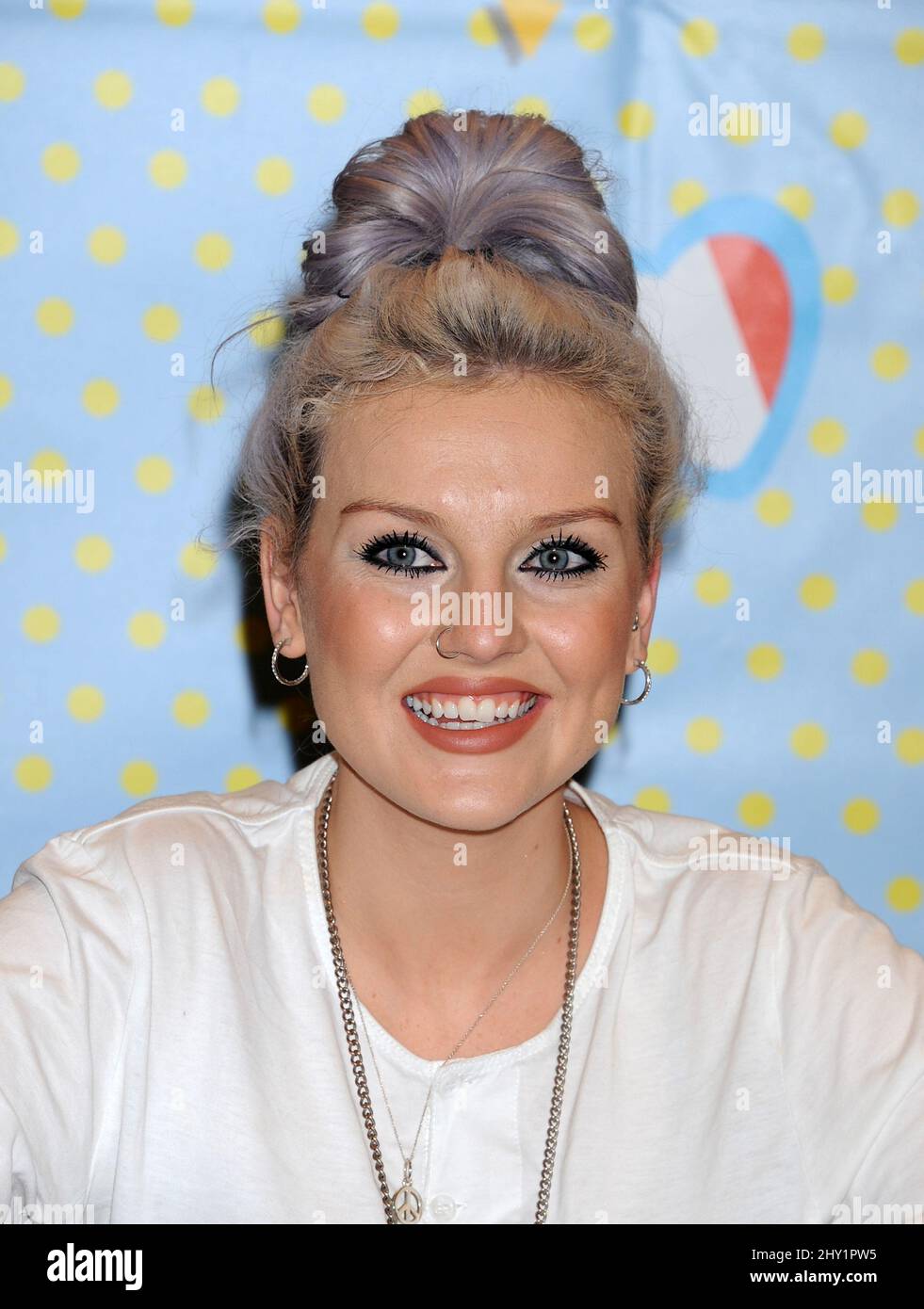 Perrie Edwards of Little Mix at the Little Mix "DNA" CD signing at ...