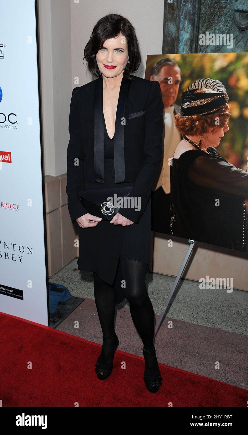 Elizabeth McGovern attending An Evening With Downton Abbey, Talent ...
