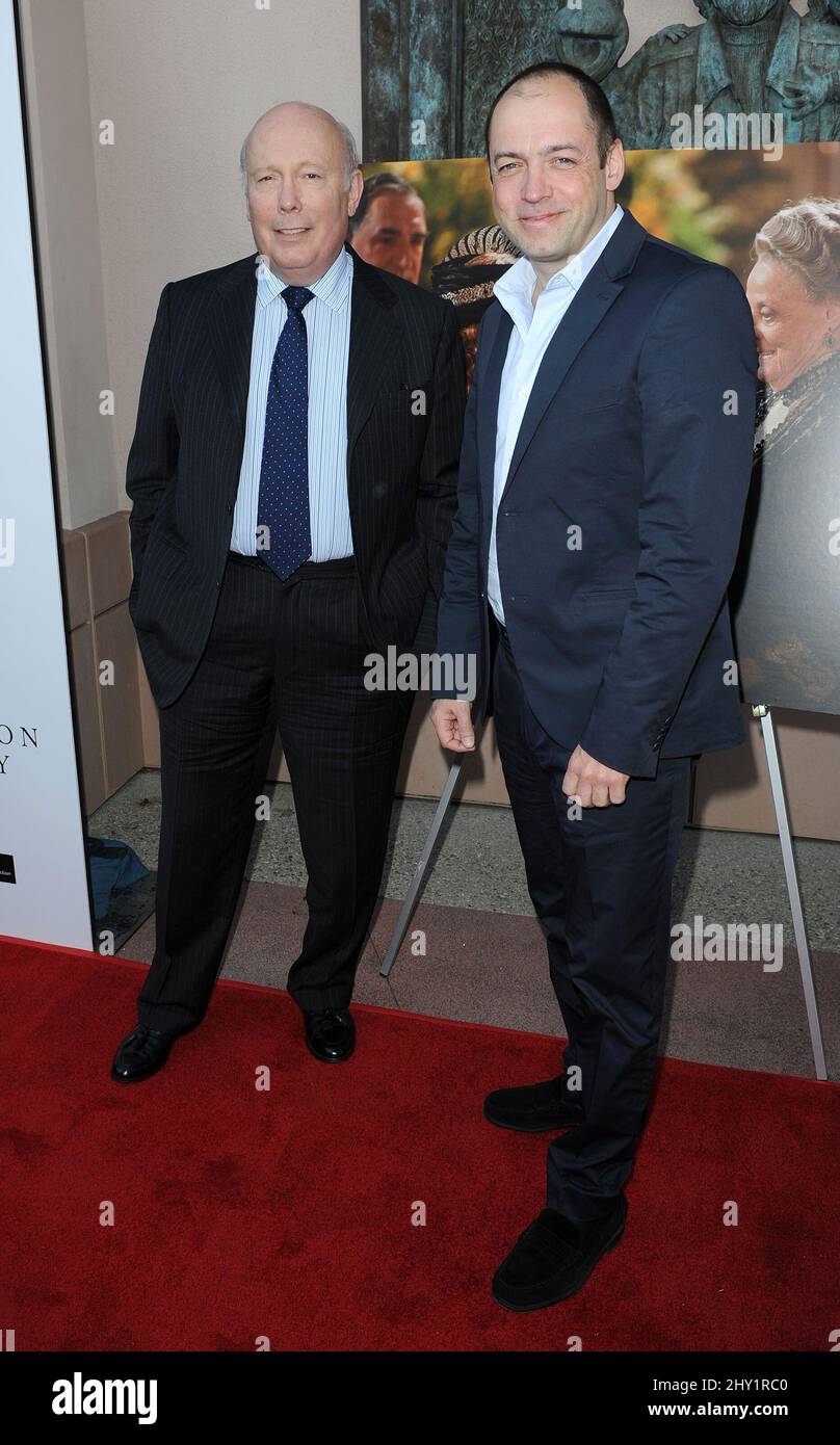 Julian Fellowes Gareth Neame attending An Evening With Downton Abbey ...